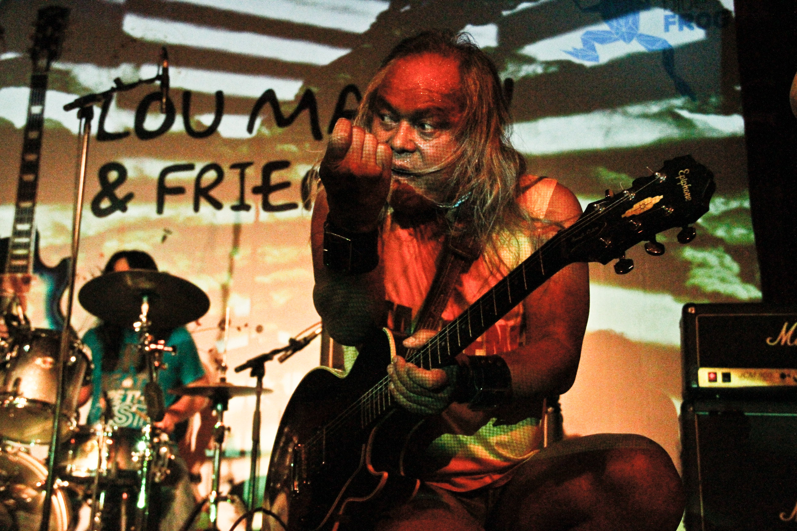 Lou Majaw at Blue Frog